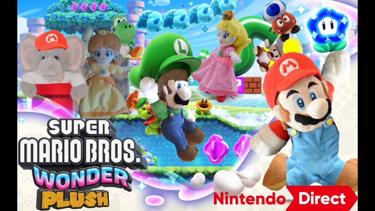 Super Mario Bros. Wonder - Official Plush Trailer - YouTube