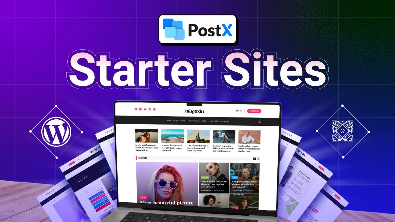 Introducing PostX's Starter Sites - YouTube