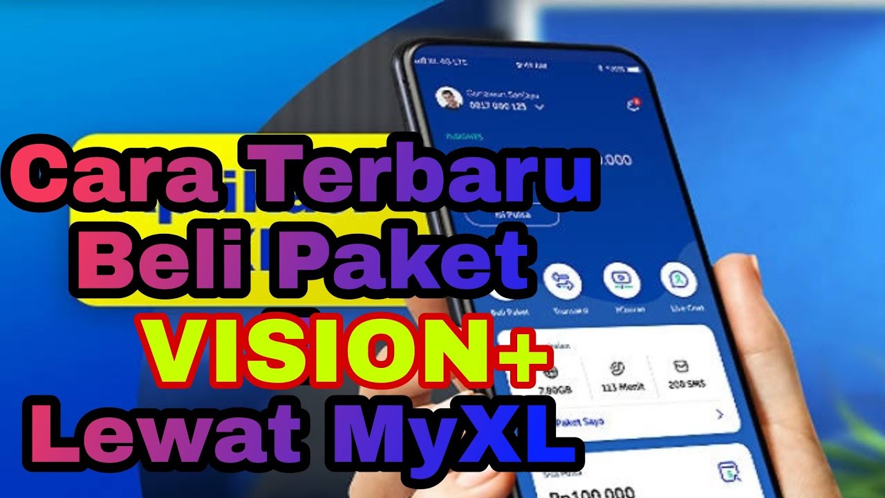 Cara Terbaru Beli Paket Vision+ Murah Lewat Aplikasi MyXL - YouTube