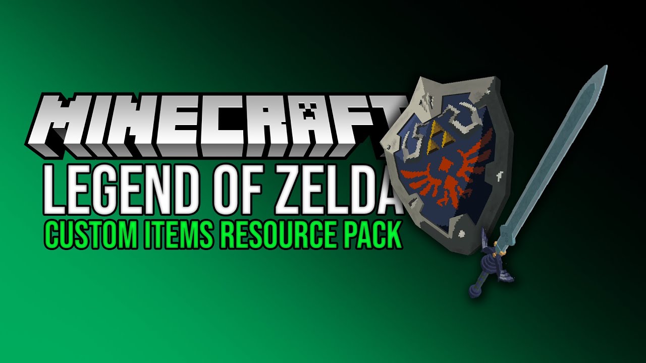 Minecraft - Legend of Zelda Custom Items [JAVA EDITION] - YouTube