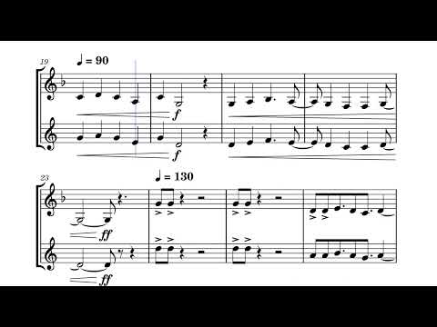 Bari Sax And Bass Clarinet Duet