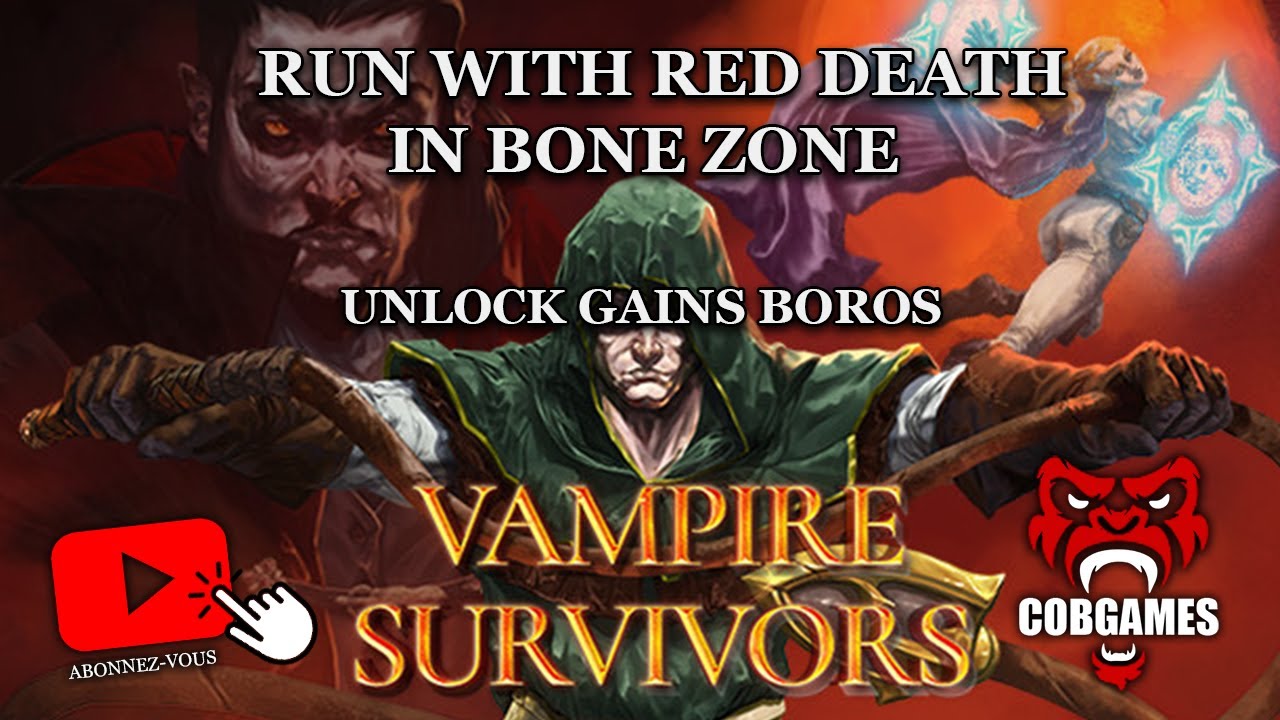 Vampire Survivors : Run Red Death in The Bone Zone / Unlock secret ...