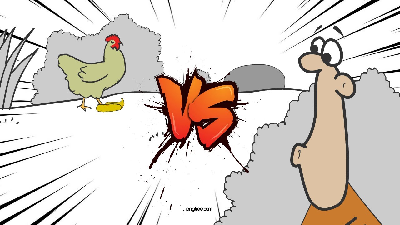 human vs chicken | funny cartoon | funnymation 1 - YouTube