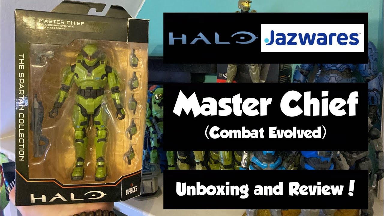 Halo The Spartan Collection Master Chief (Combat Evolved) Unboxing ...