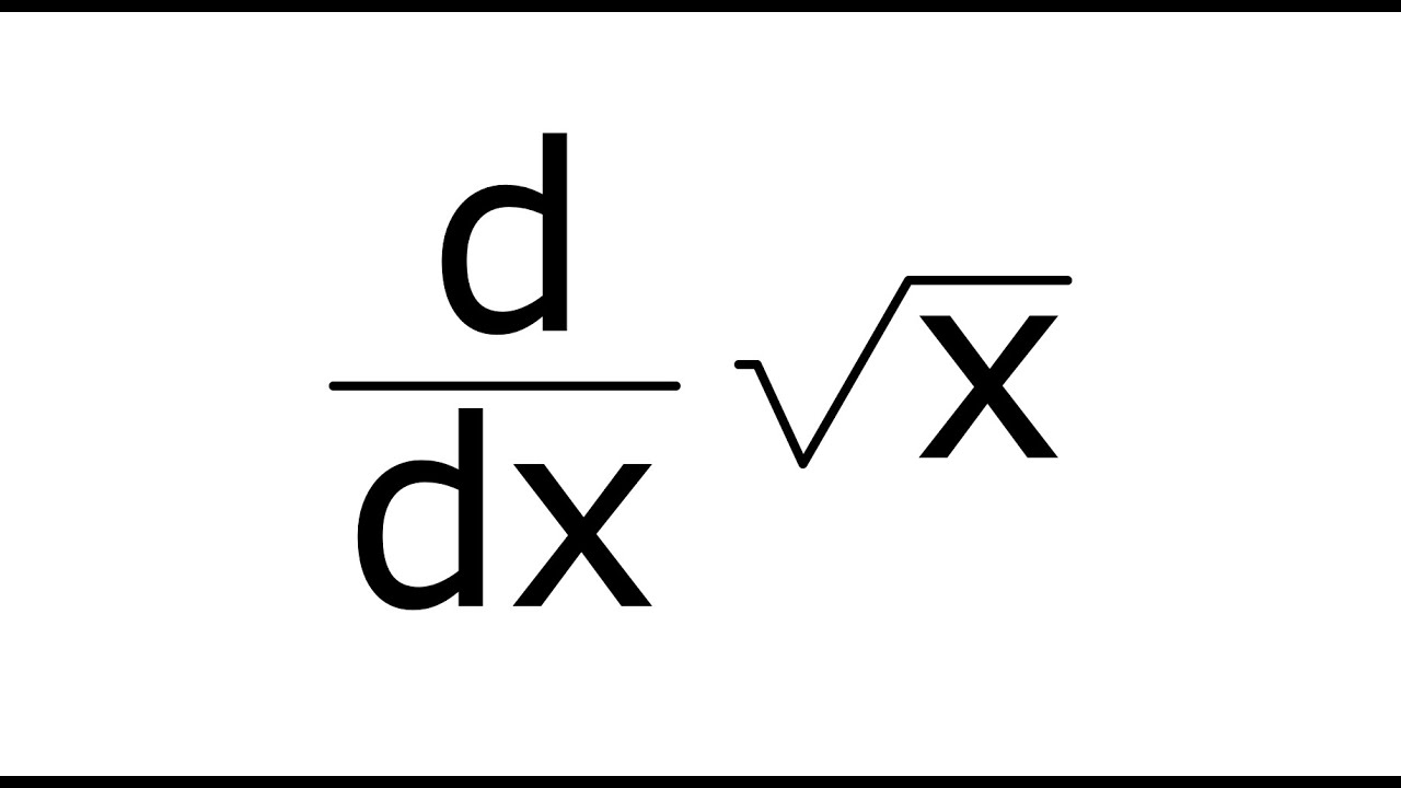 Finding the derivative of a radical function using the limit definition ...