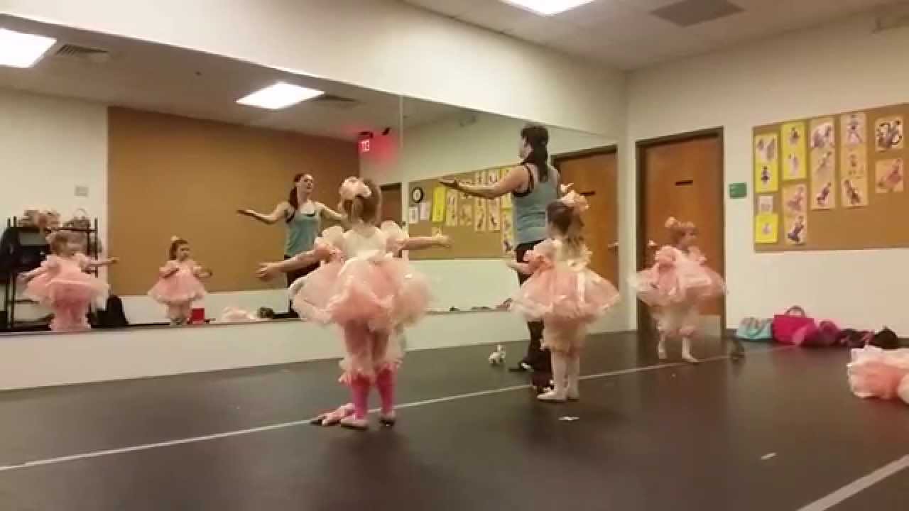 Claire's Ballet Class Practice Part 1 - March 2015 - YouTube