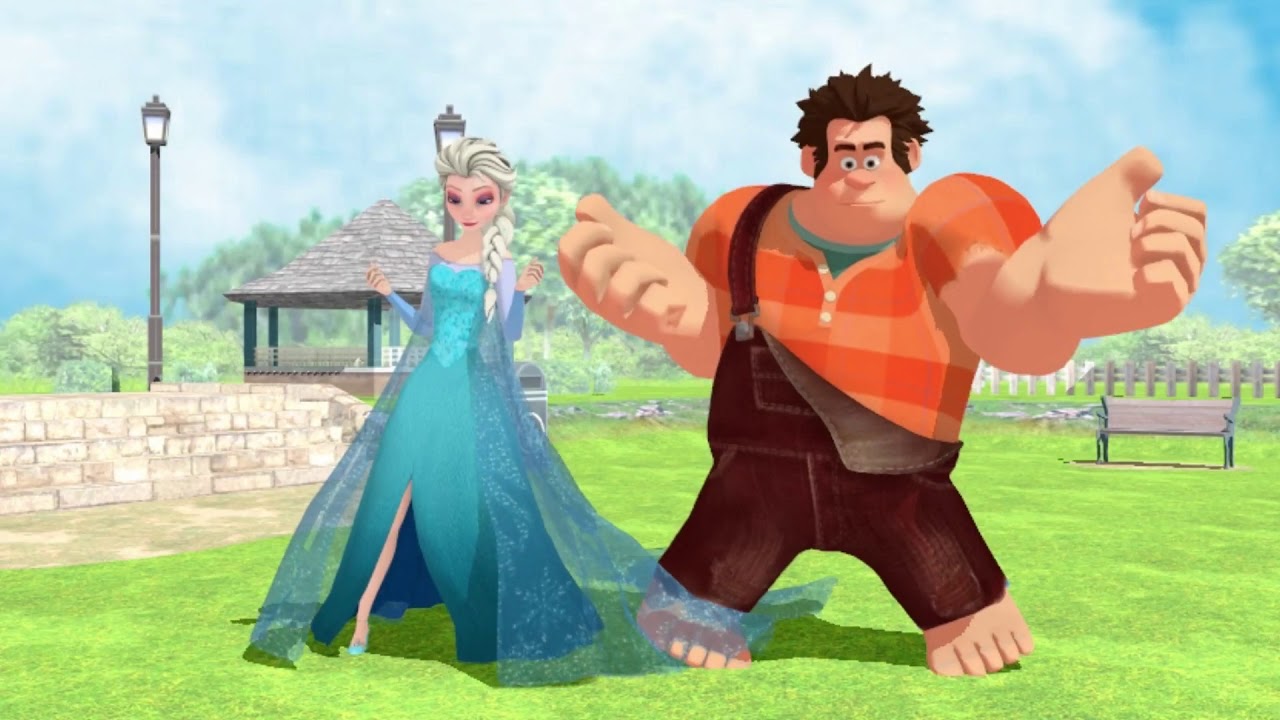 [MMD Disney RALPH & ELSA] - What the Hell - YouTube
