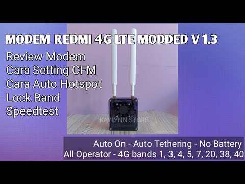 Redmi 4G Modded Modem Version 1.3 for STB or CFM - Auto On Auto Tether Without Battery All Networ...