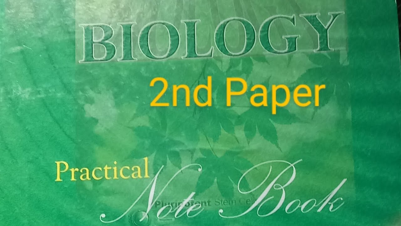 Biology 2nd Paper All Practical HSC 25.. practical drawing and writing ...