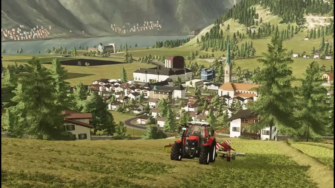 Hay Making in the Alps | Erlengrat | FS22 Realistic Gameplay - YouTube