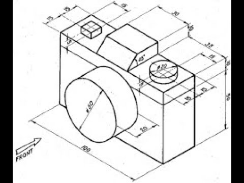 Drafting basics (Isometric drawings) - YouTube