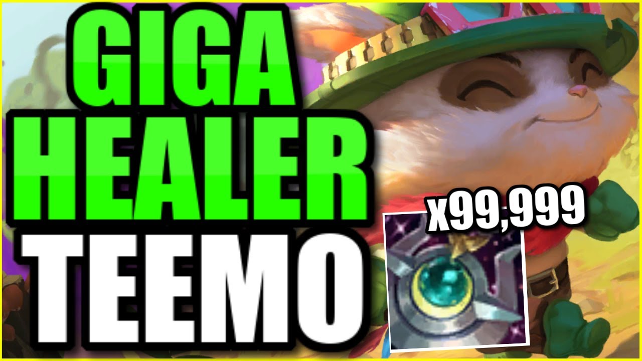 EVERY TEEMO Q IS A SORAKA ULT WITH GIGA HEALER TEEMO! (TRUE HEALING ...