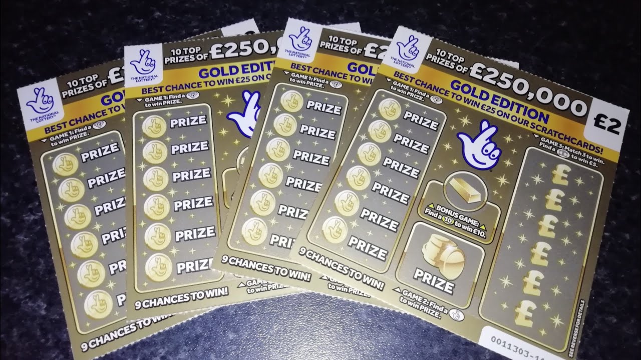 £2 Gold Edition Scratch Cards. Lucky or Not?🍀🍀🍀 - YouTube