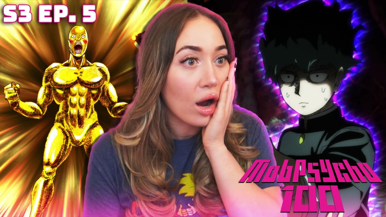 MOB vs GOLD DIMPLE!! | MOB PSYCHO S3 Episode 5 REACTION - YouTube