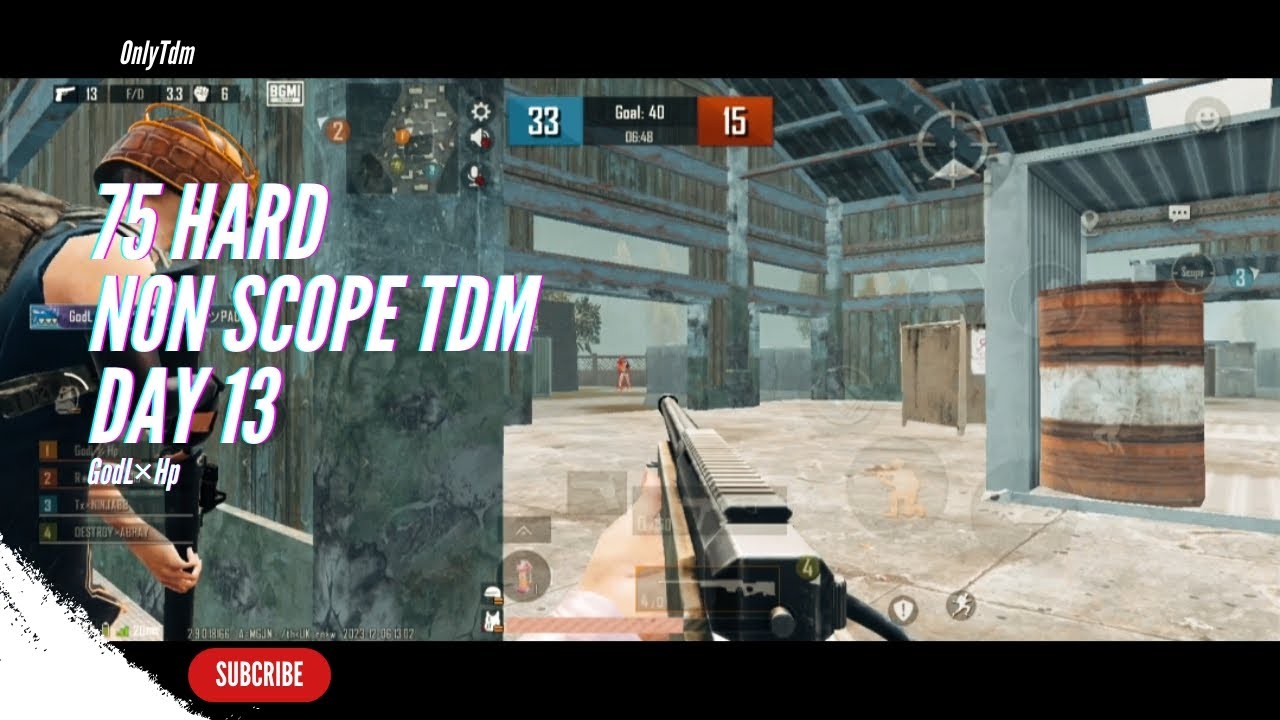 Day 13 of 75 | Practicing Non-Scope | Only TDM | Aim Assist Off - YouTube