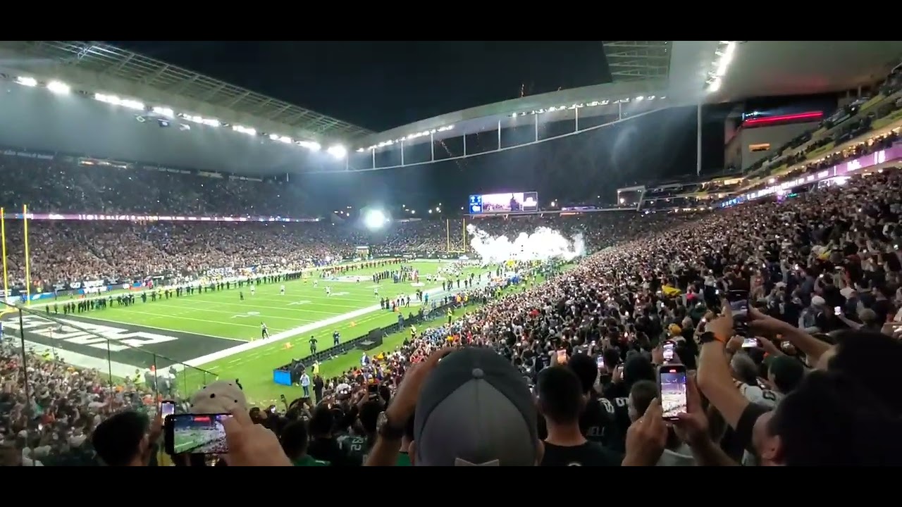 Sao Paulo, Brazil 🇧🇷. 1st ever NFL game. Eagles vs Green Bay Packers ...
