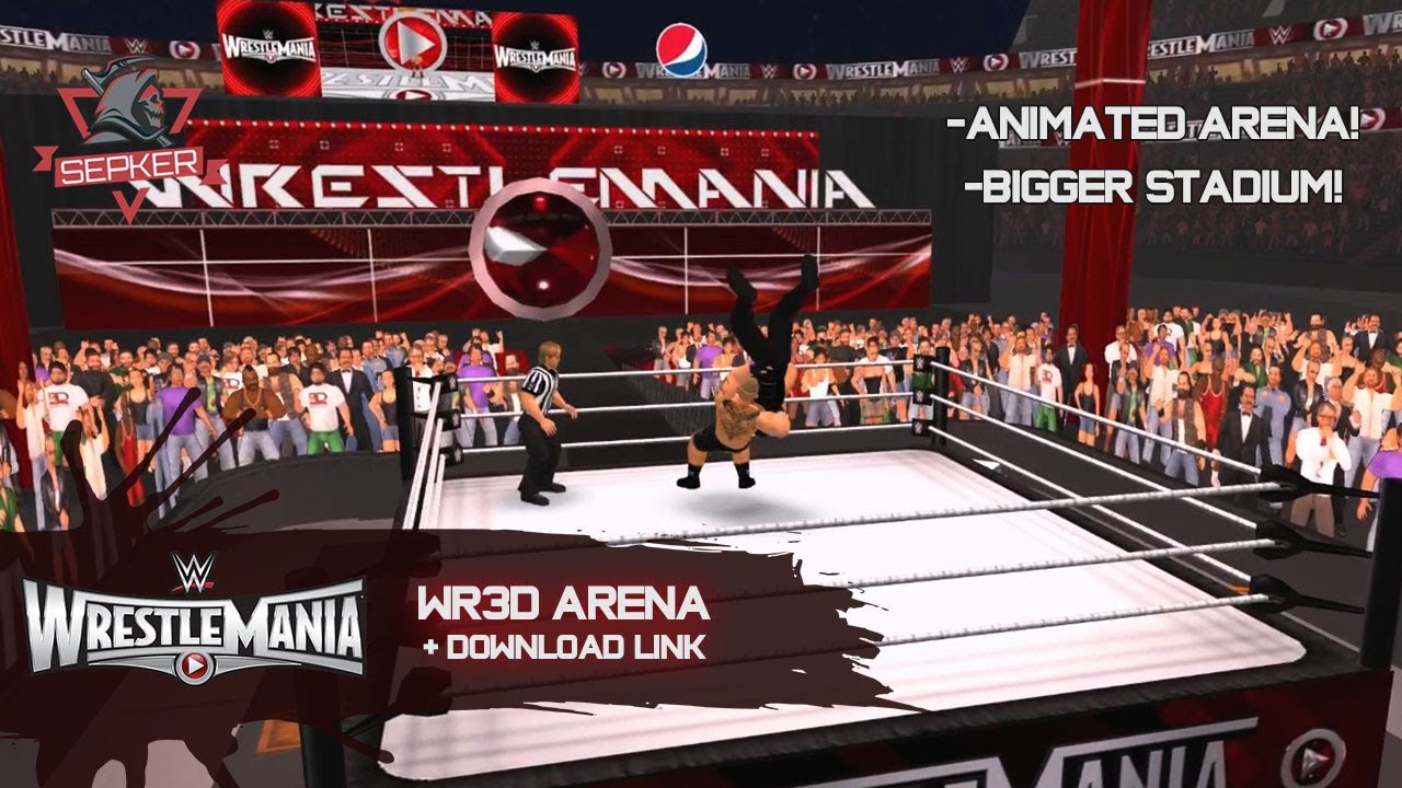 WRESTLEMANIA 31 ANIMATED ARENA FOR WRESTLING REVOLUTION 3D! | BIGGER ...