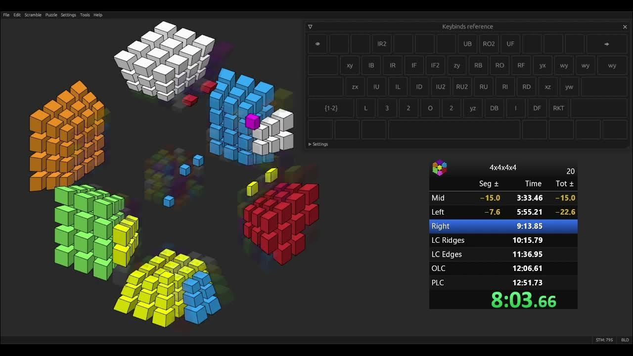 4D 4x4x4x4 Rubik's Cube in 12:28.14 - YouTube
