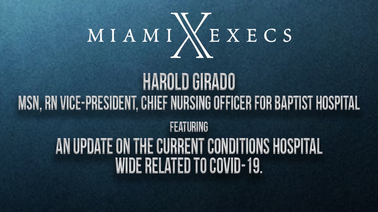 Miami Execs' Presentation Harold Girado, Baptist Hospital - YouTube