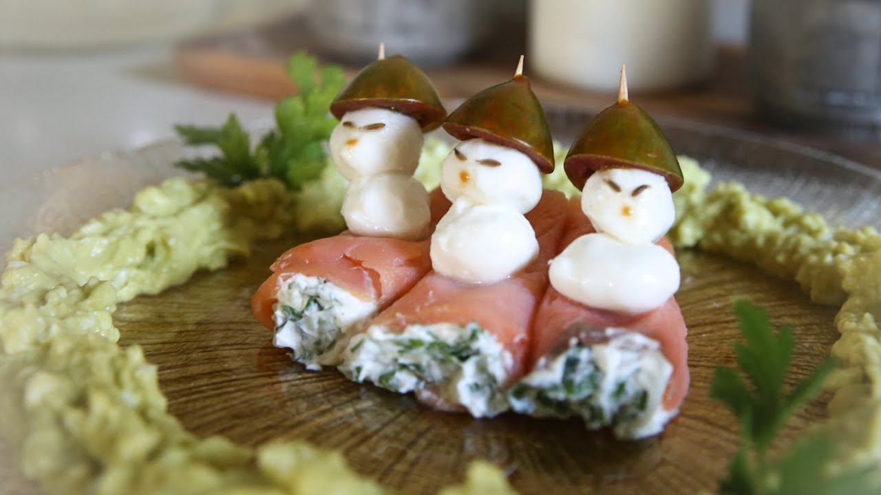 Smoked Salmon Samurai Rolls :) - YouTube