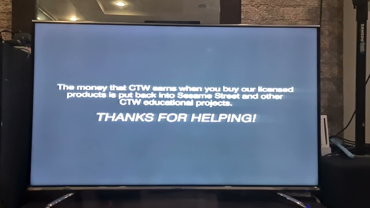 Sesame Street Thanks for Helping and Copyright Screen 1998 - YouTube