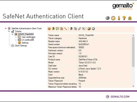 SafeNet Authentication Client Tools 2019 09 23 16 32 28 - YouTube