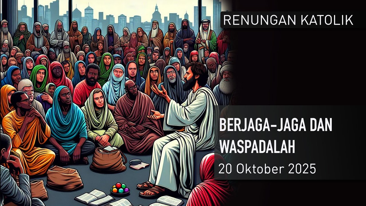 Renungan Katolik 20 Oktober 2025 Berjaga jaga Dan Waspada - YouTube