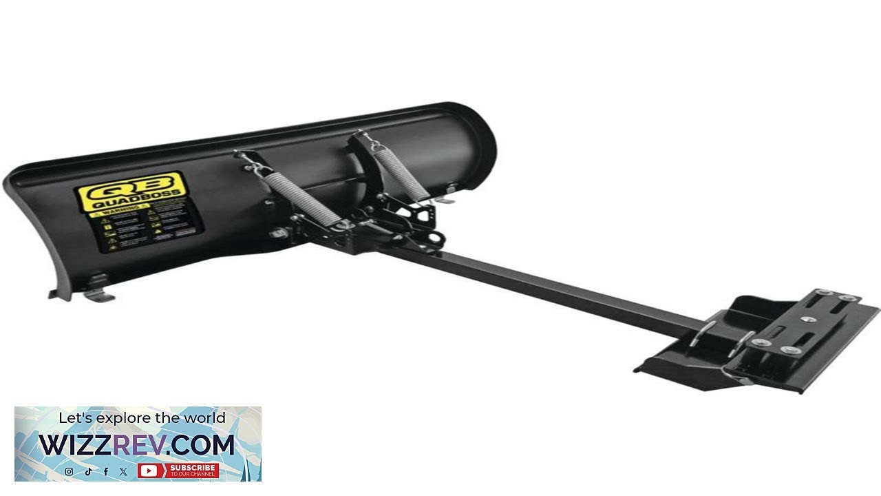 QuadBoss Uni Flex ATV Plow System QB PLOW eBay - YouTube