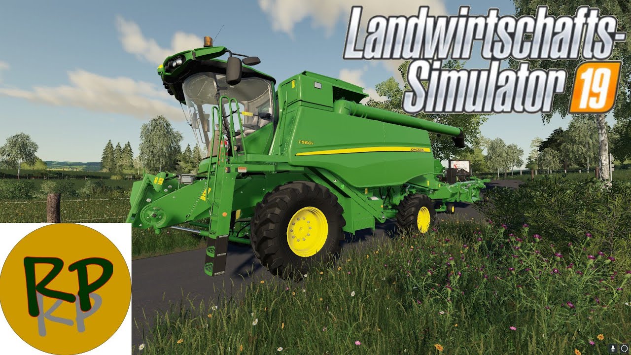 LS19 Bergisch Land #49 Neuer John Deere Drescher im Einsatz - YouTube