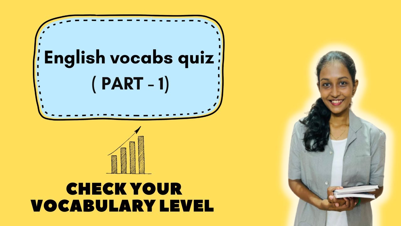 Test Your Word Power : English Vocabulary Quiz -1 | MODERATE LEVEL ...