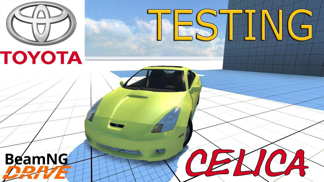 BeamNG Drive Toyota Celica Testing - YouTube
