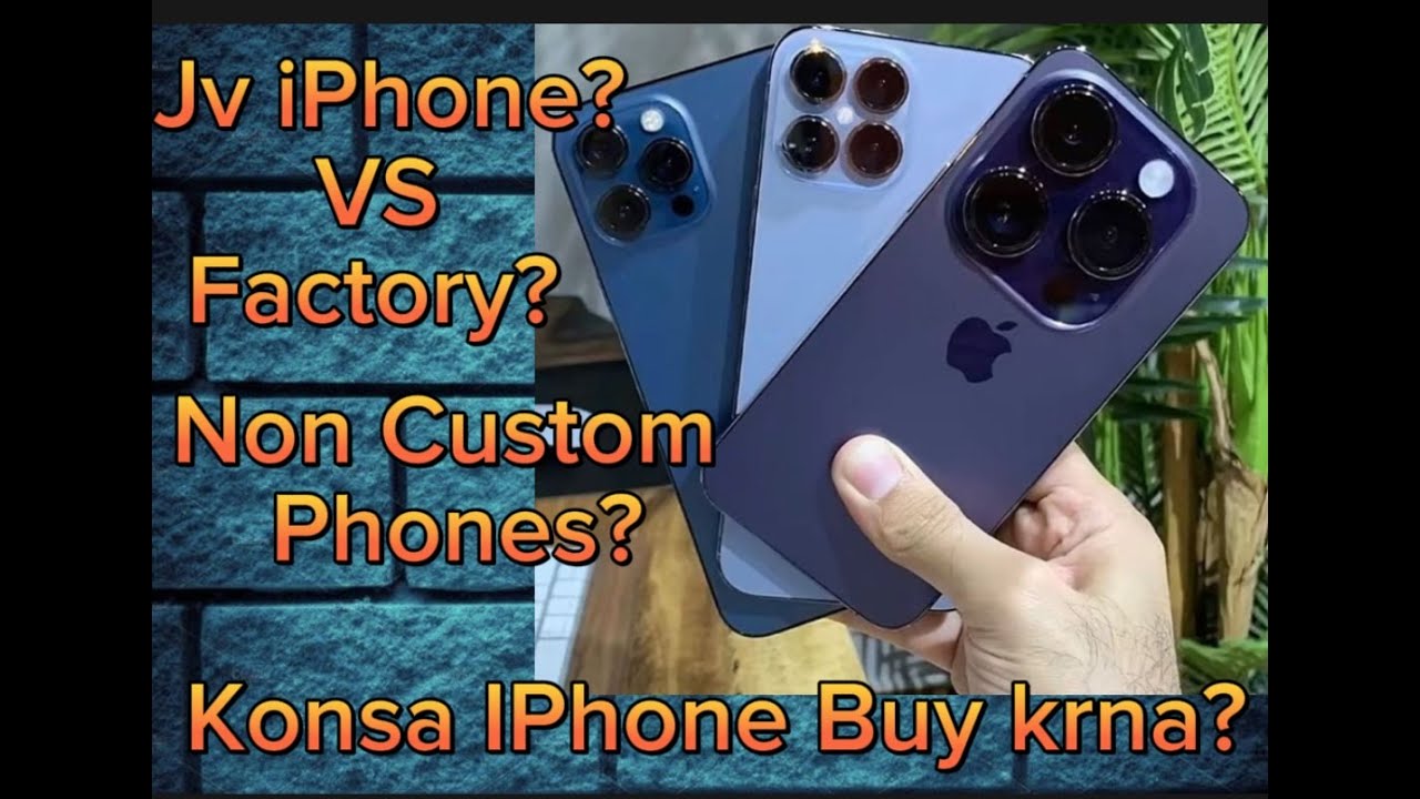 What’s Reality Of Non Custom iPhones?Non custom iPhone kia hain # ...