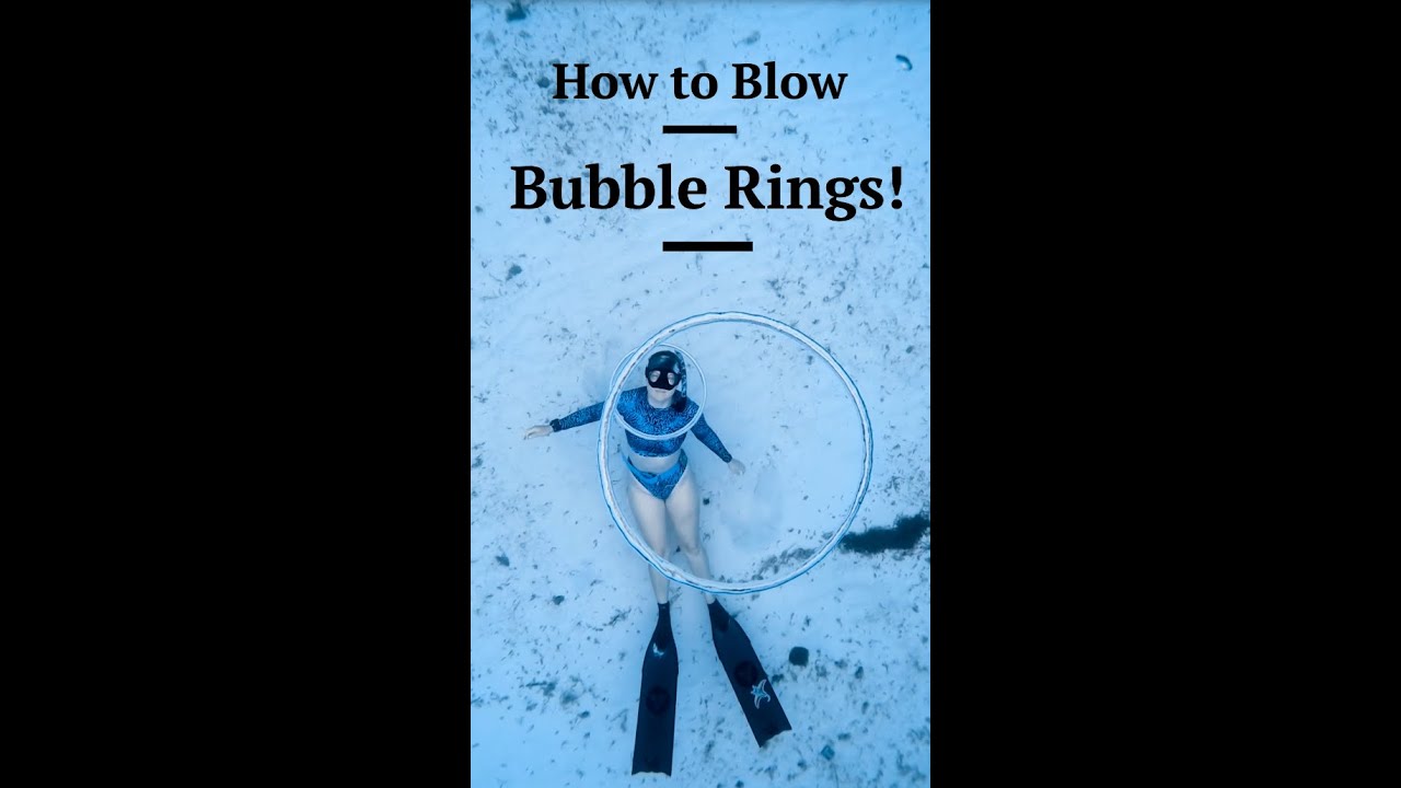 How to Blow BUBBLE RINGS Underwater! 🫧💍🤩 #shorts #shortsvideo # ...