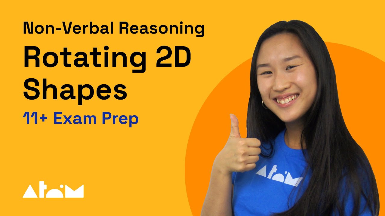 11+ Non Verbal Reasoning Techniques: Rotating 2D Shapes - YouTube