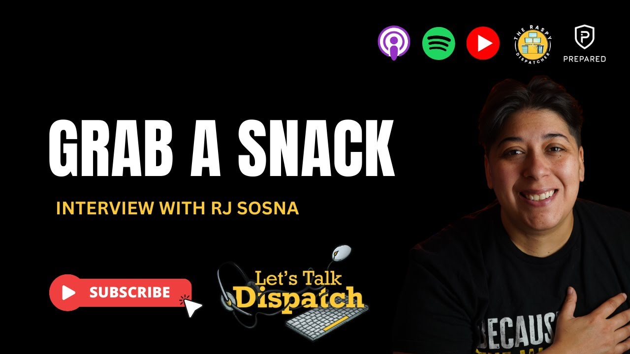 Grab A Snack | RJ Sosna (911 Dispatcher Supervisor) - YouTube