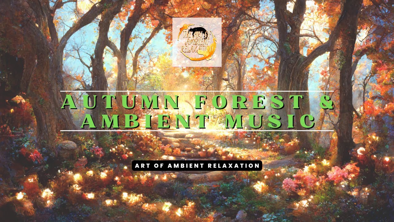 Autumn Ambience with Leaves Falling and Birds with Relaxing Music for ...