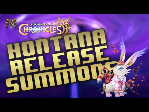 KONTANA RELEASE SUMMONS - SUMMONERS WAR: CHRONICLES - YouTube