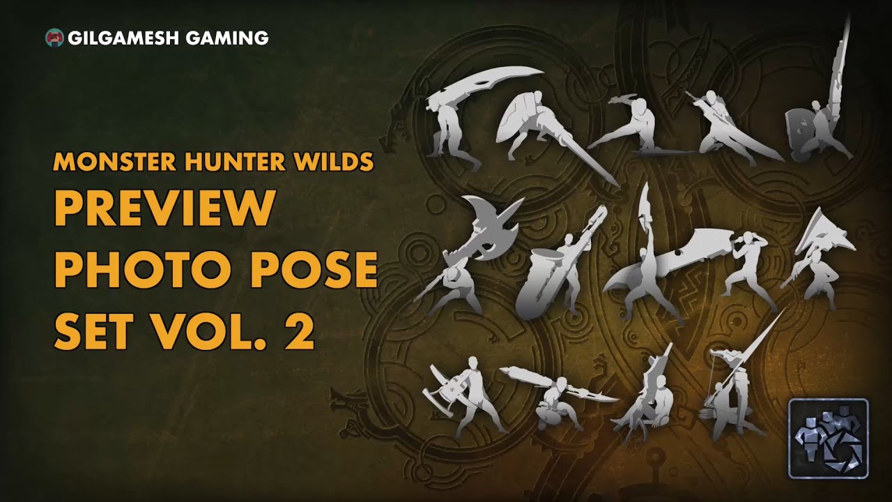 Photo Pose Set Vol 2 Preview | Monster hunter Wilds - YouTube