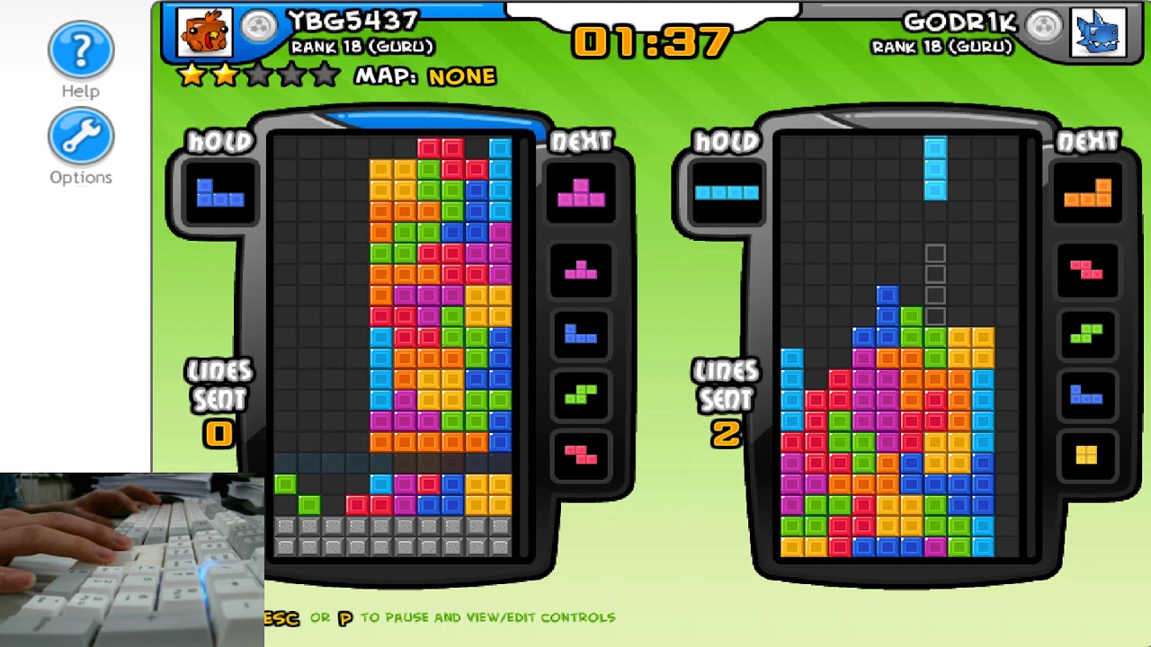 Tetris, Four wide COMBO, Level 17(Prodigy) to Level 19(Master), What a ...