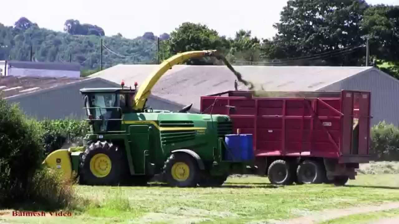 Tractor Cab Silaging. - John Deere 6930. - YouTube