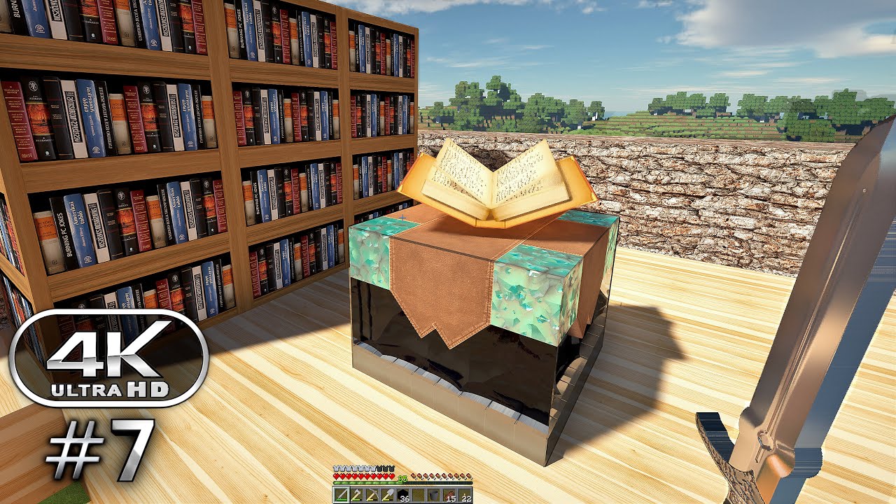 Minecraft Gameplay Walkthrough Part 7 - Minecraft RTX 4K 60FPS PC (No ...