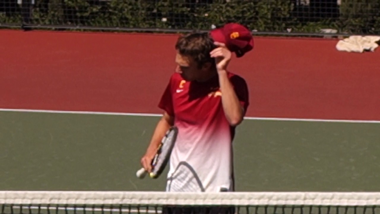 trojancandy.com: Watch USC Senior Tennis Player Nick Crystal Win his ...