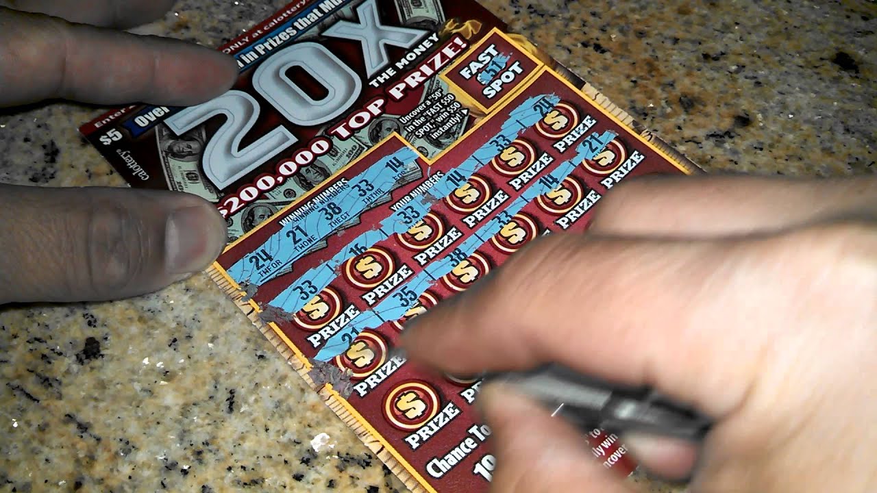 Another 20X the Money $5 Scratcher CA Lottery - 15 number match - YouTube