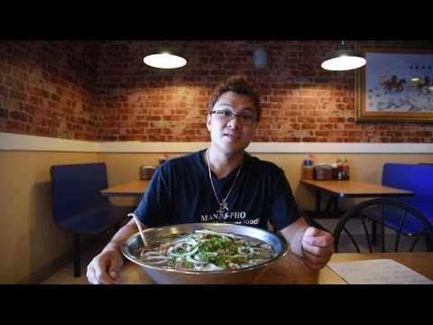 Man vs. Pho Challenge at Pho Saigon - YouTube