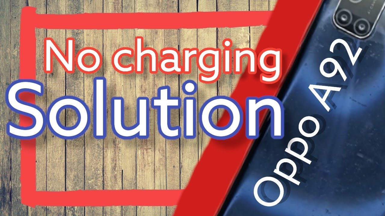 Oppo A92 no charging Solution - YouTube