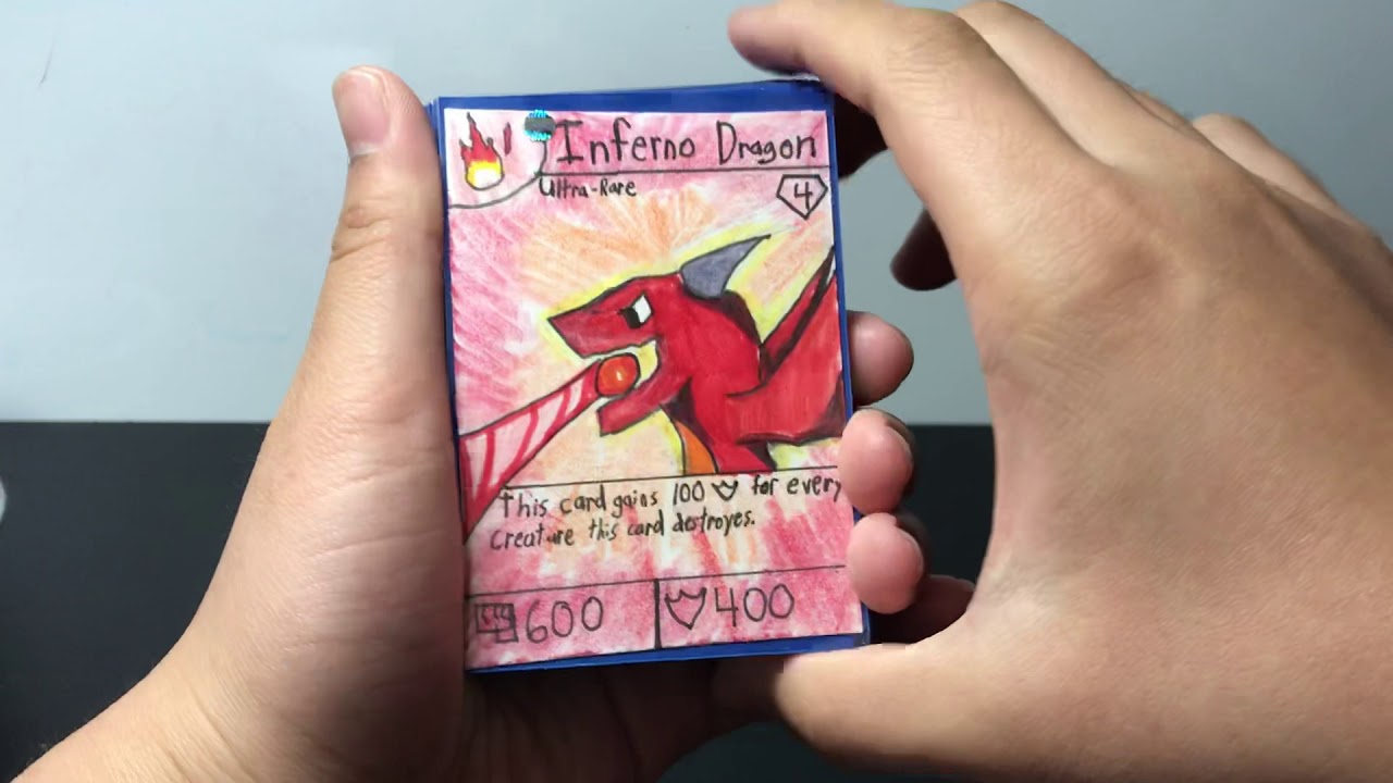 Homemade tcg: Complete Dragon Archetype (Dimension Battles) - YouTube