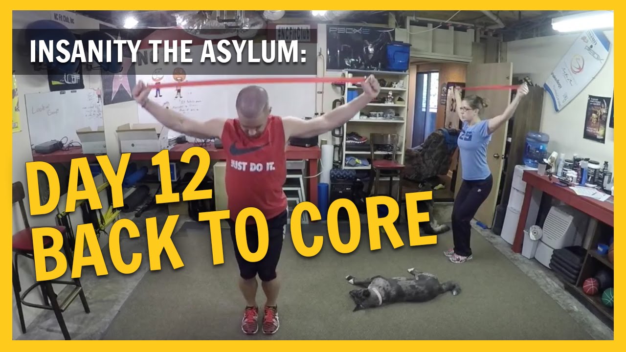 INSANITY THE ASYLUM: Back to Core. Day 12. NC FIT CLUB - YouTube