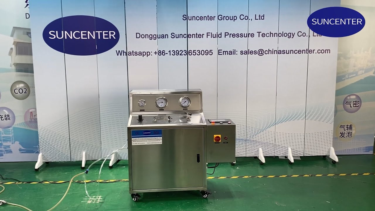 Hydrogen Booster System-PLC control-for testing or filling - YouTube