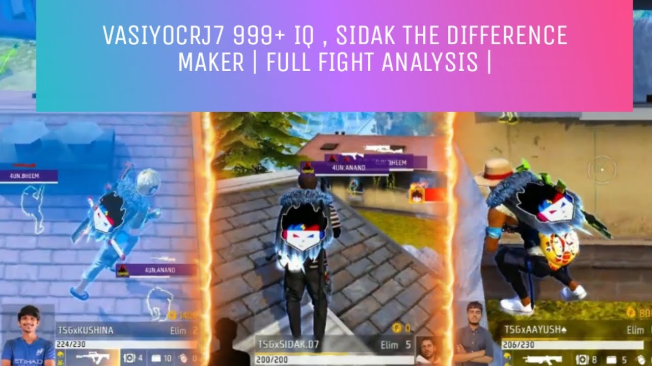 TSG ARMY FULL STRATEGY FIGHT ANALYSIS | @vasiyocrj7 999+ IQ STRATEGY ...