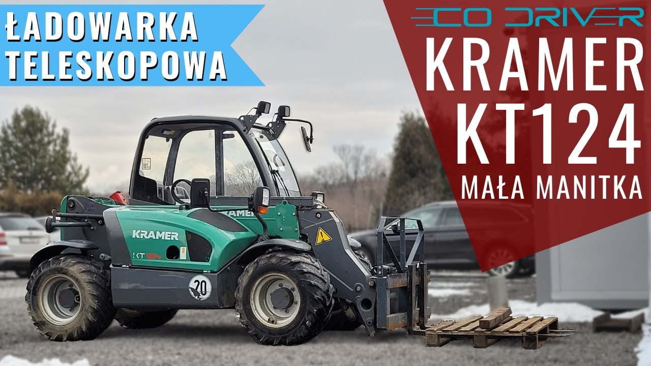 KRAMER KT124 - TEST PL - 1.6 Yanmar 31 KM, 107 Nm (Mała Manitka) - YouTube